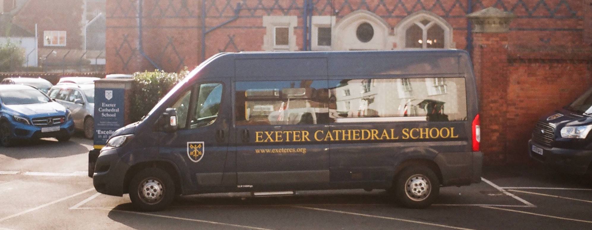 Shuttle Bus | Exeter Cathedral School | Devon Independent Co-ed